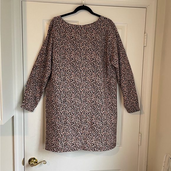 LOFT | Dresses | Nwt L Loft Leopard Print Shift Dress | Poshmark